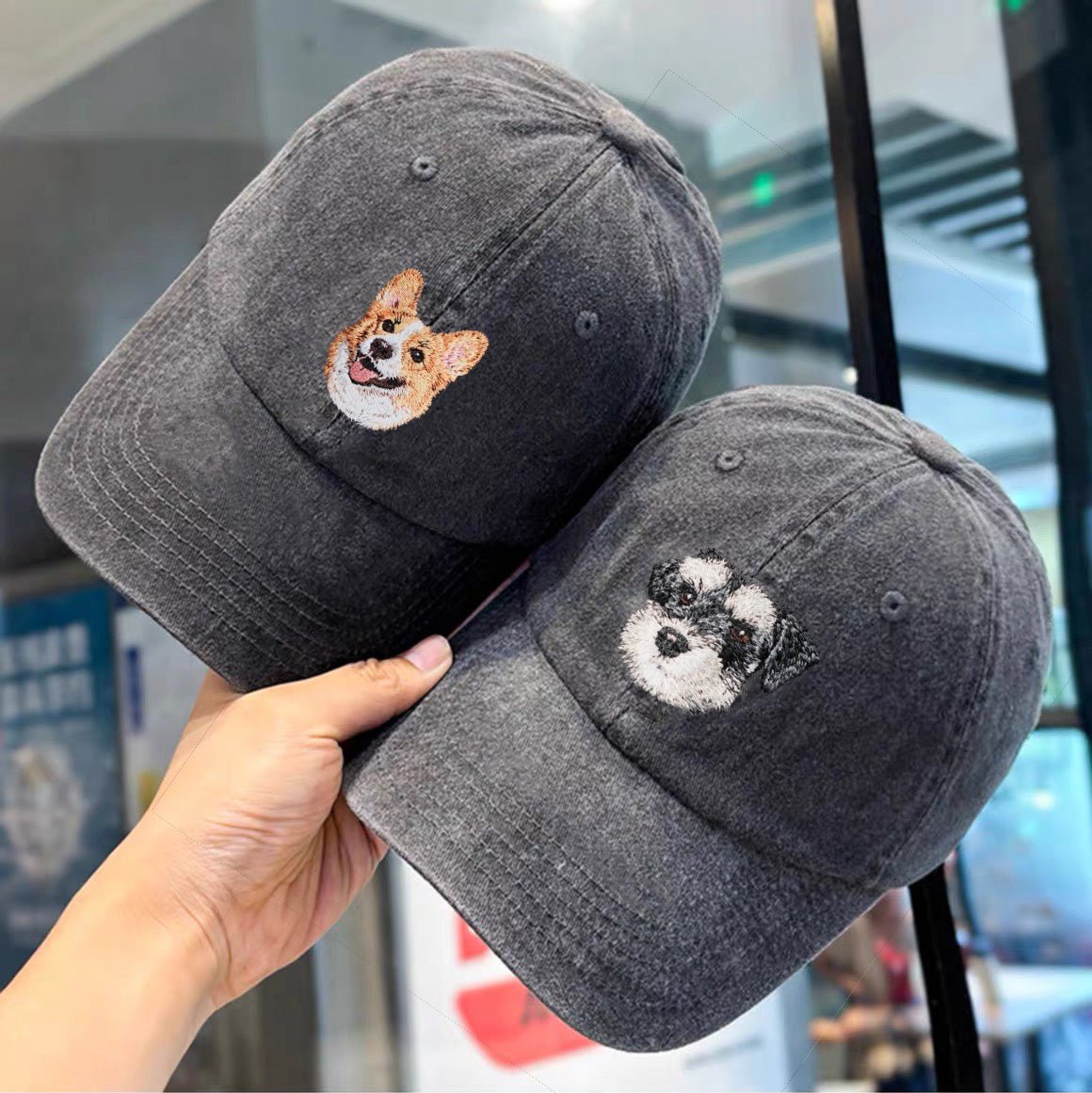 Custom Embroidery Pet Portrait Baseball Cap – BOVECS